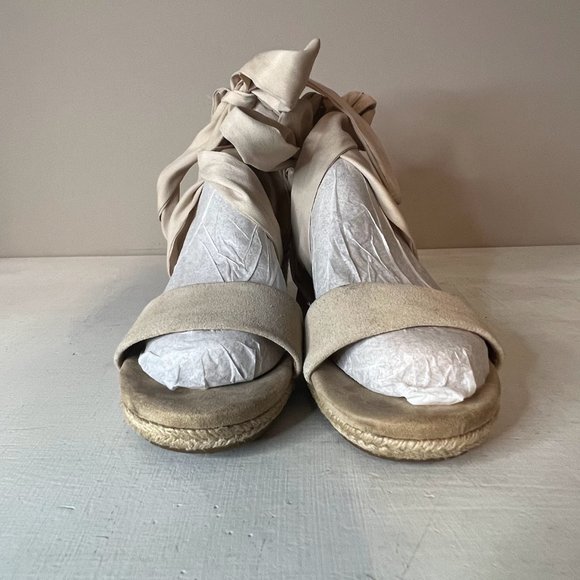 UGG | Shoes | Ugg Australia Trina Womens Ribbon Tie Suede Espadrille ...